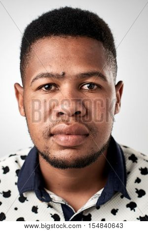 Portrait Real Black Image & Photo (Free Trial) | Bigstock