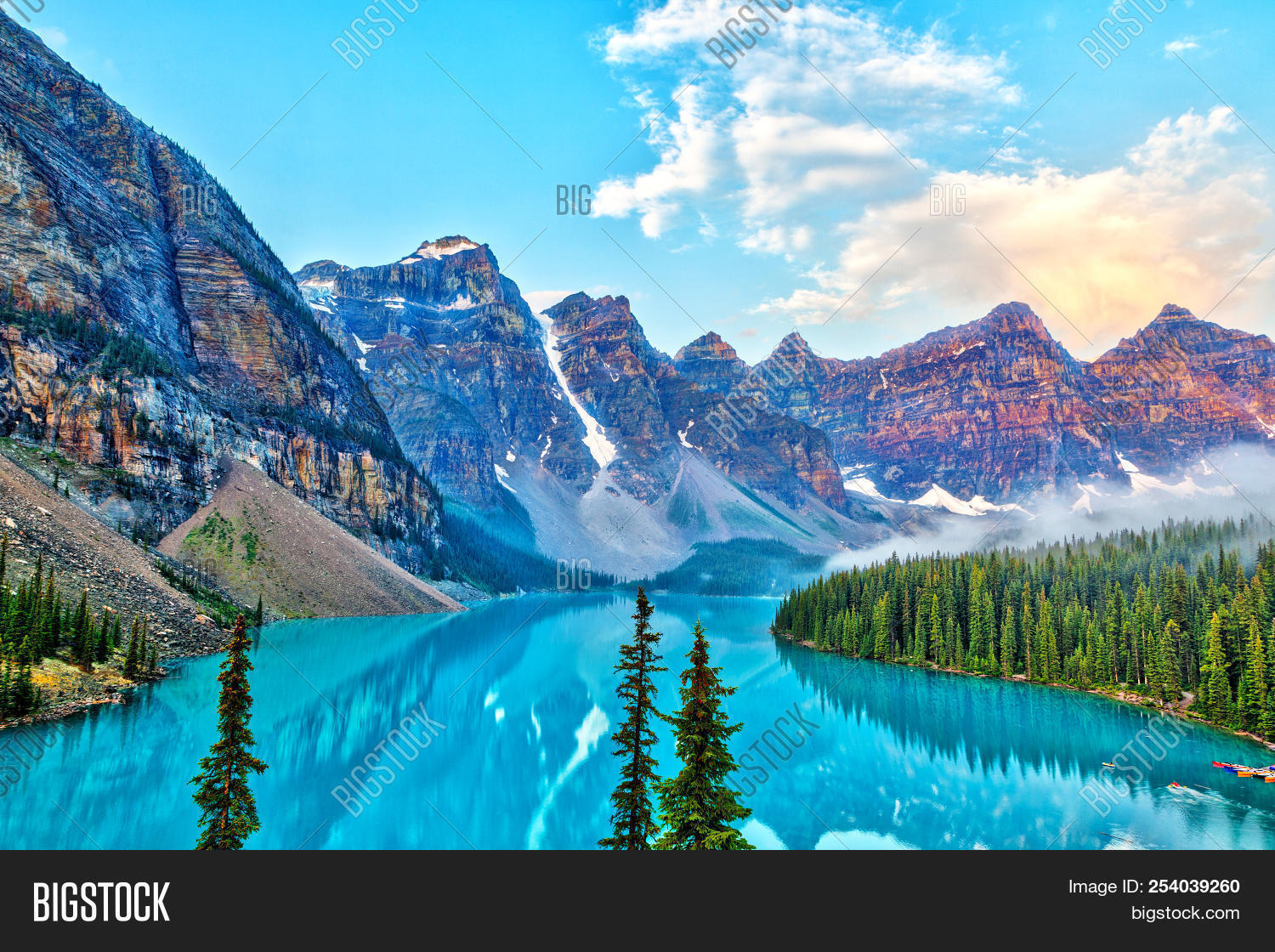 Sunrise Over Valley Image & Photo (Free Trial) | Bigstock