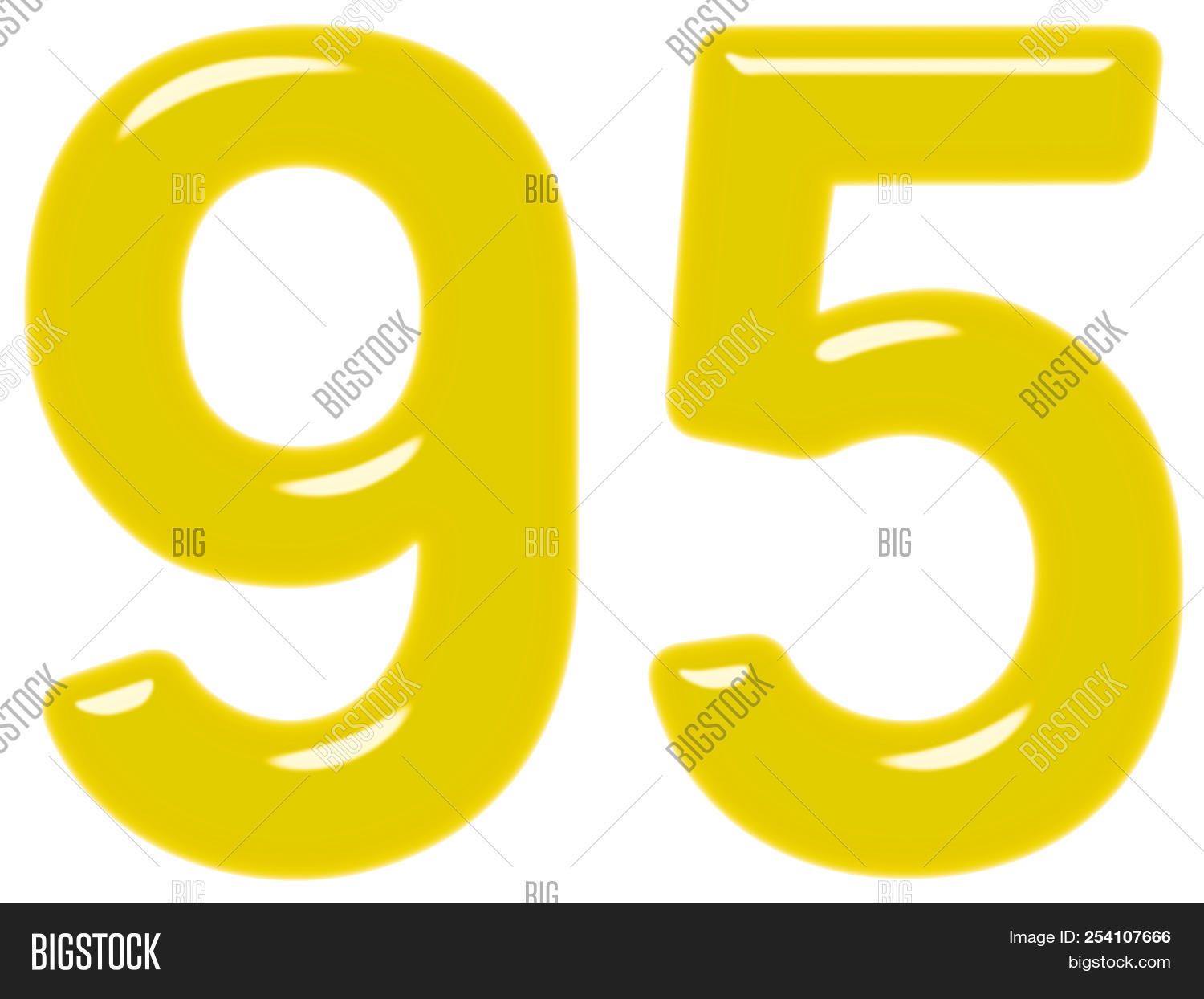 Numeral 95, Ninety Image & Photo (Free Trial) | Bigstock