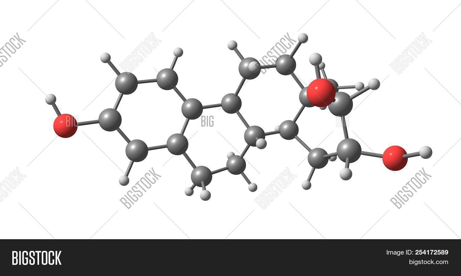 Estriol Molecular Image & Photo (Free Trial) | Bigstock