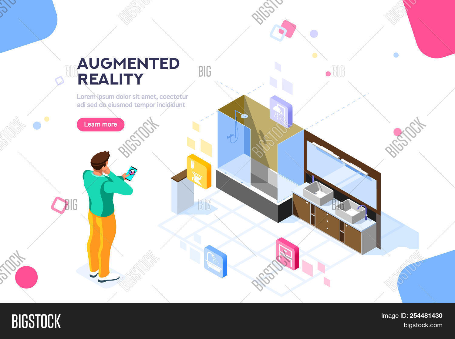 Augmented Reality Vector & Photo (Free Trial) | Bigstock