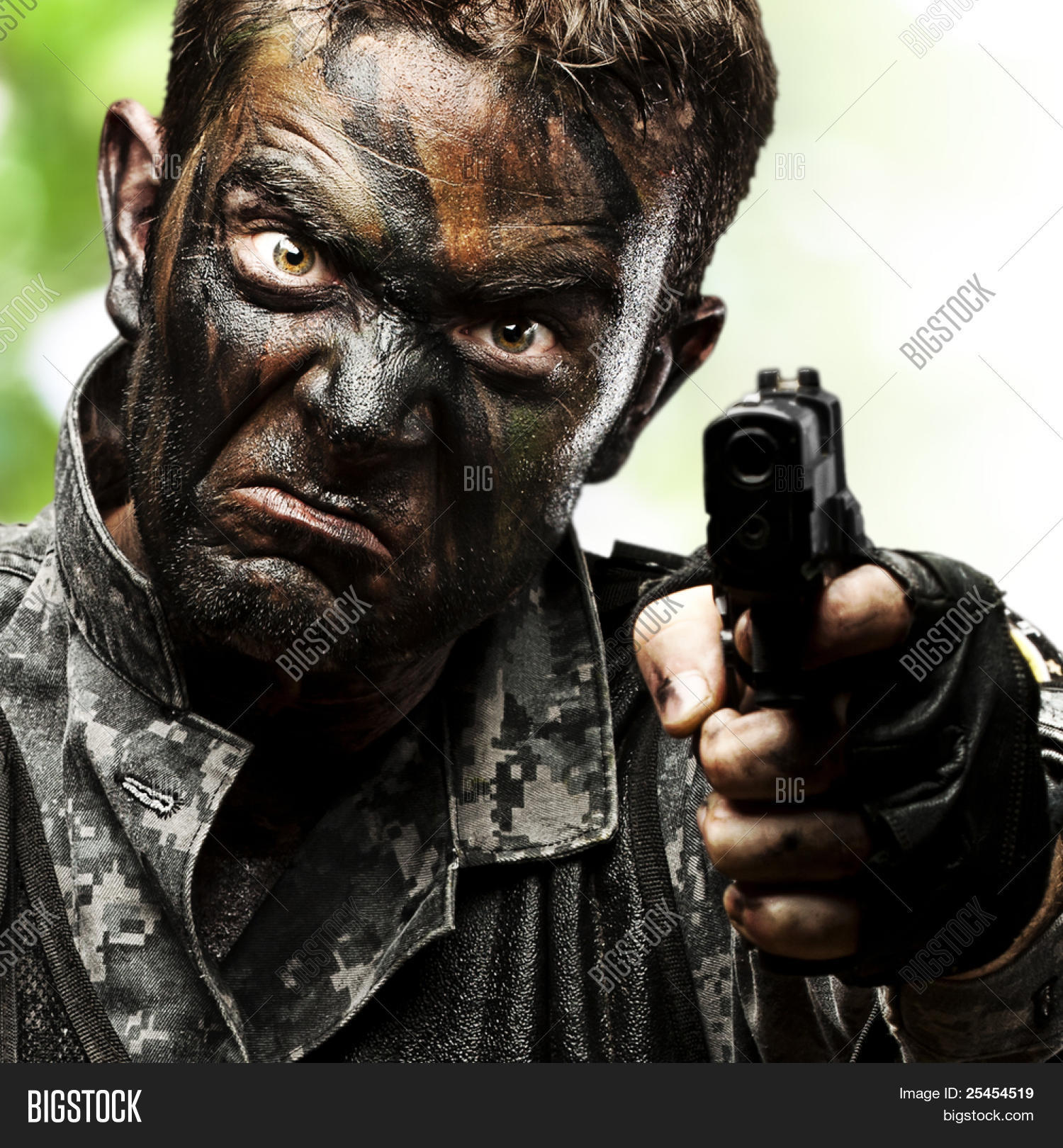Portrait Soldier Face Image & Photo (Free Trial) | Bigstock
