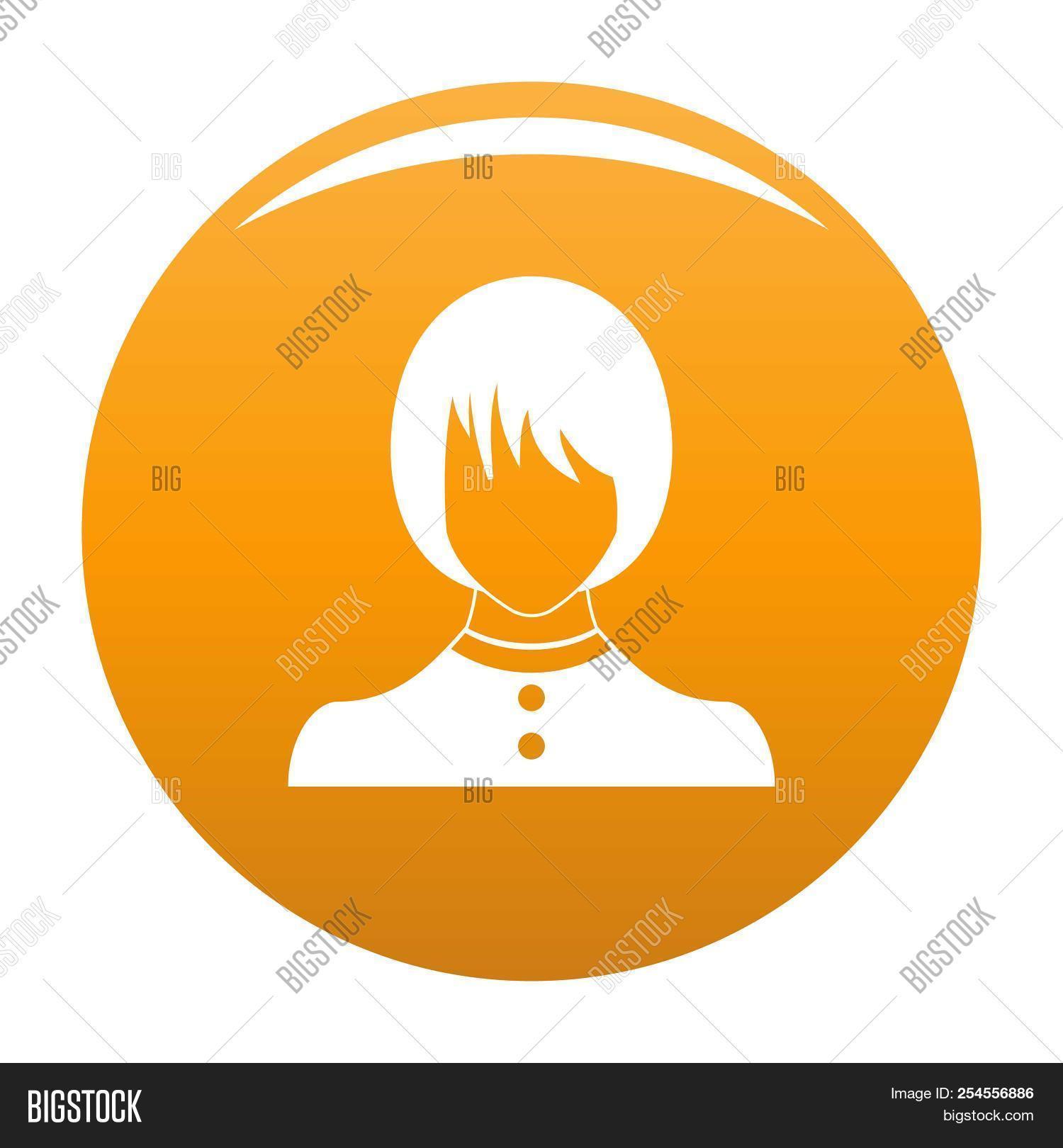Girl User Icon. Simple Image & Photo (Free Trial) | Bigstock