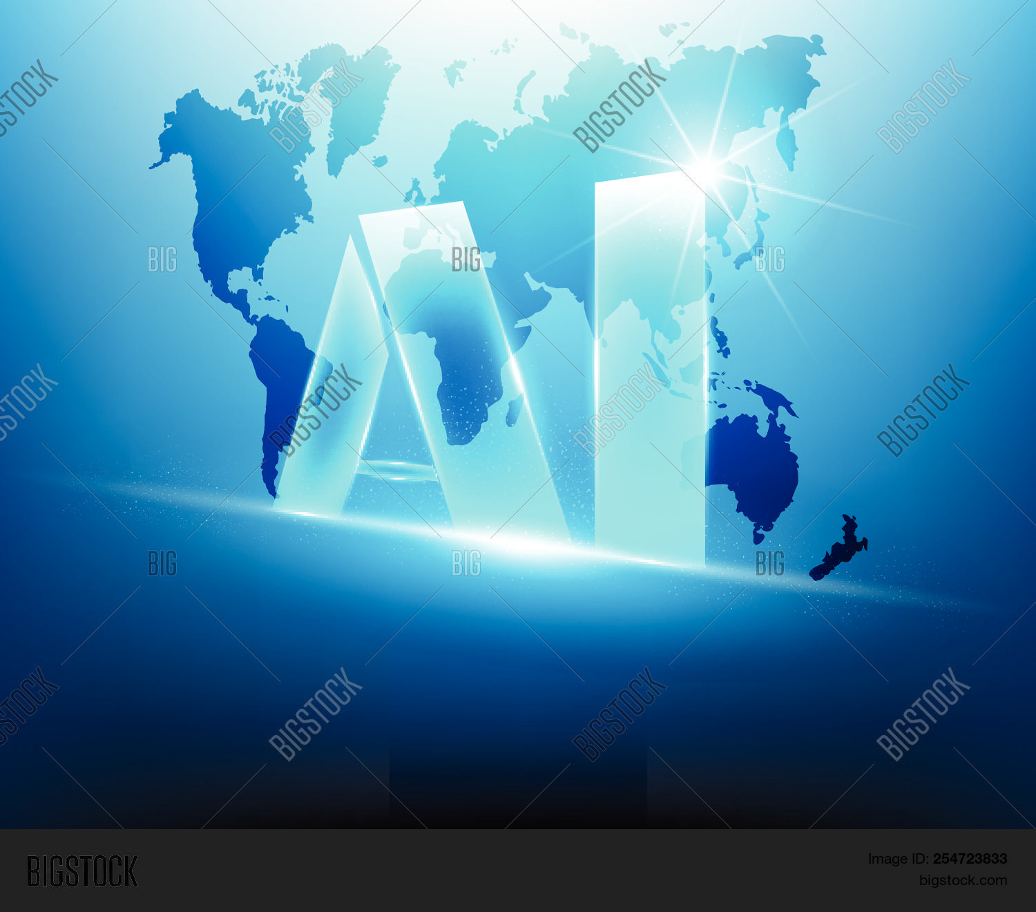 Ai Letter Artificial Vector & Photo (Free Trial) | Bigstock