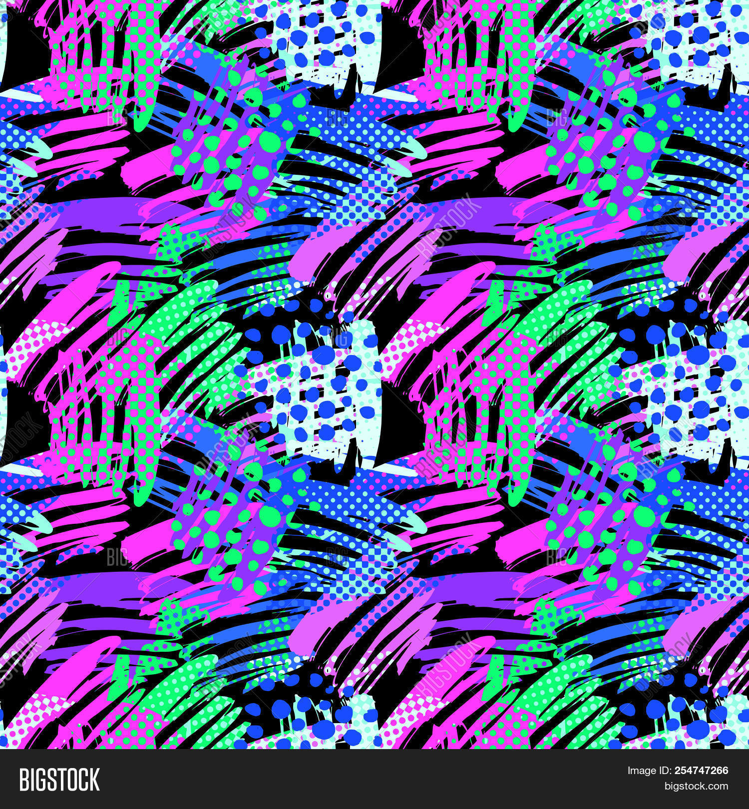 Abstract Funky T- Vector & Photo (Free Trial) | Bigstock