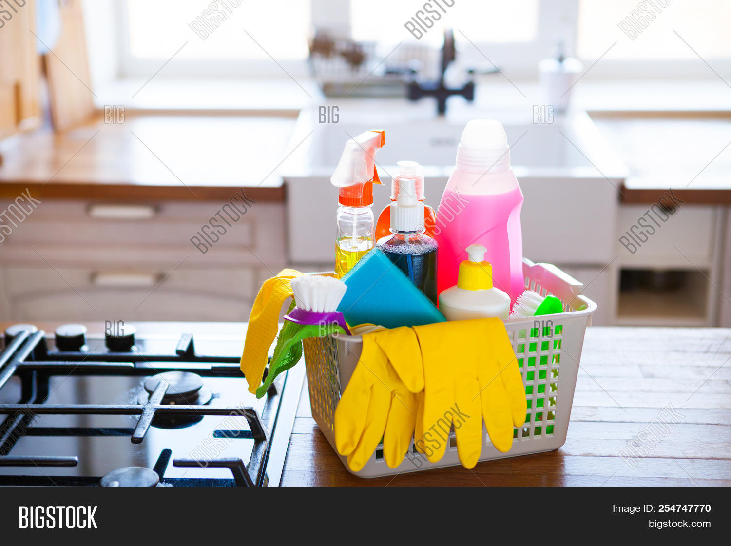 Basket Cleaning Items Image & Photo (Free Trial) | Bigstock