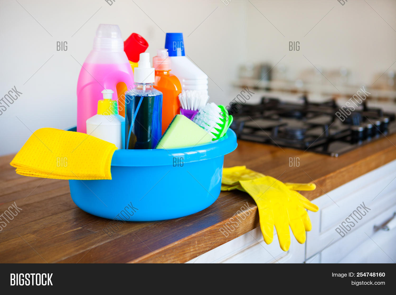 Basket Cleaning Items Image & Photo (Free Trial) | Bigstock