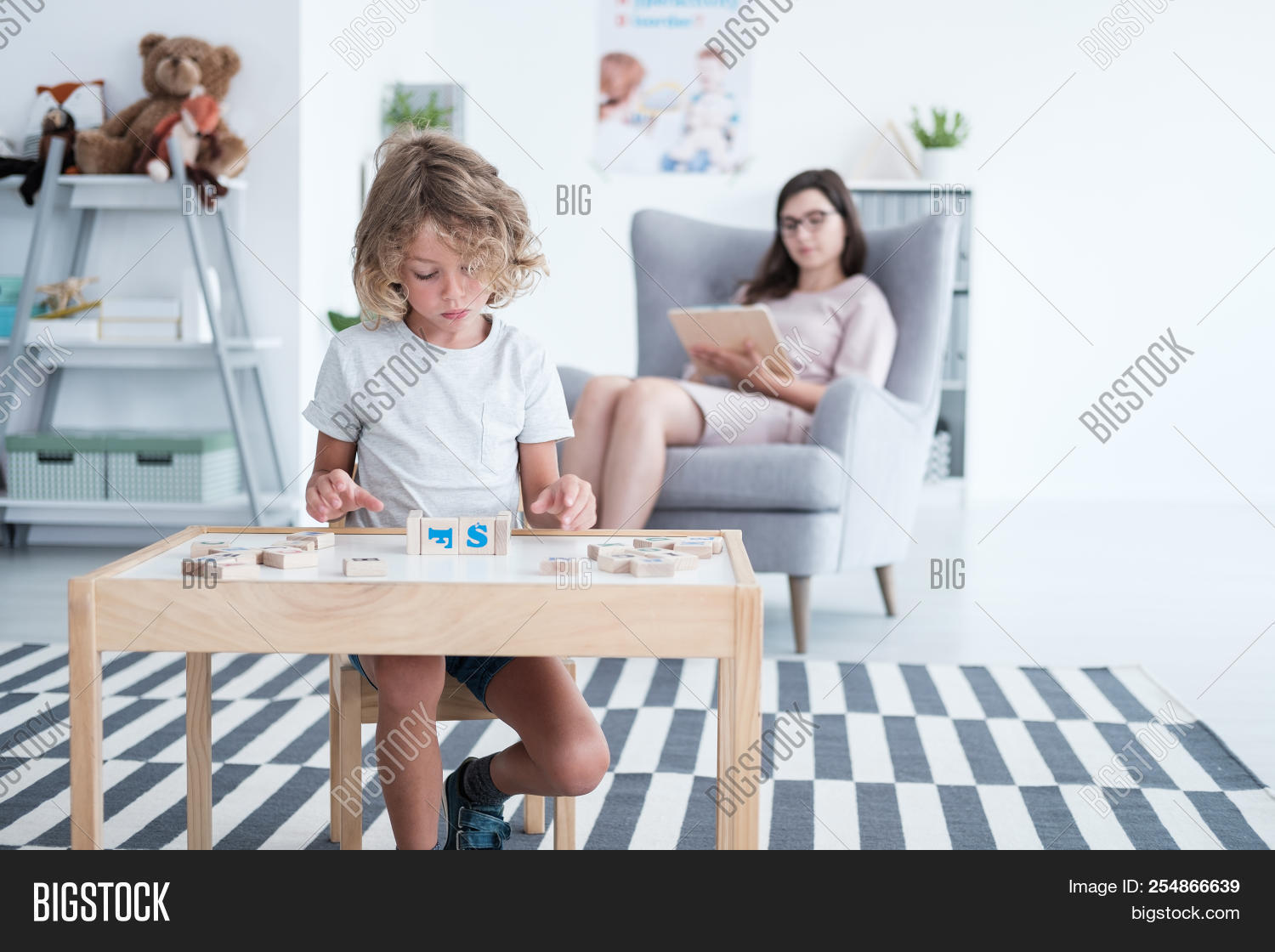 Boy Sitting Table Image & Photo (Free Trial) | Bigstock