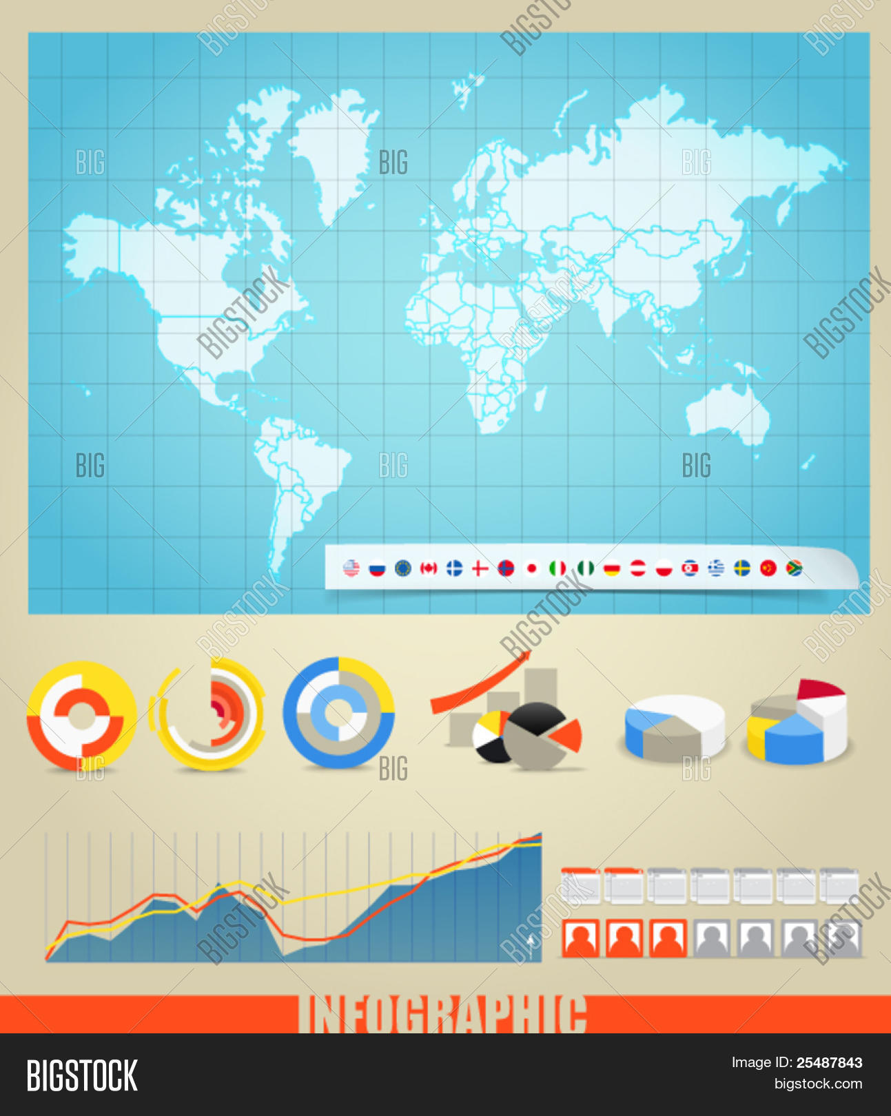 Infographics. World Vector & Photo (Free Trial) | Bigstock