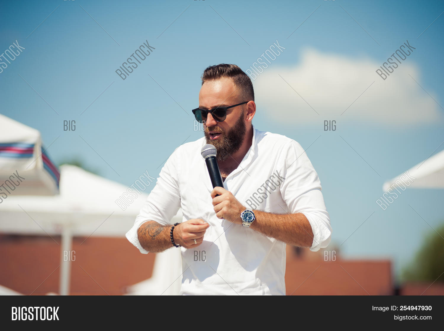Presenter On Stage Image & Photo (Free Trial) | Bigstock