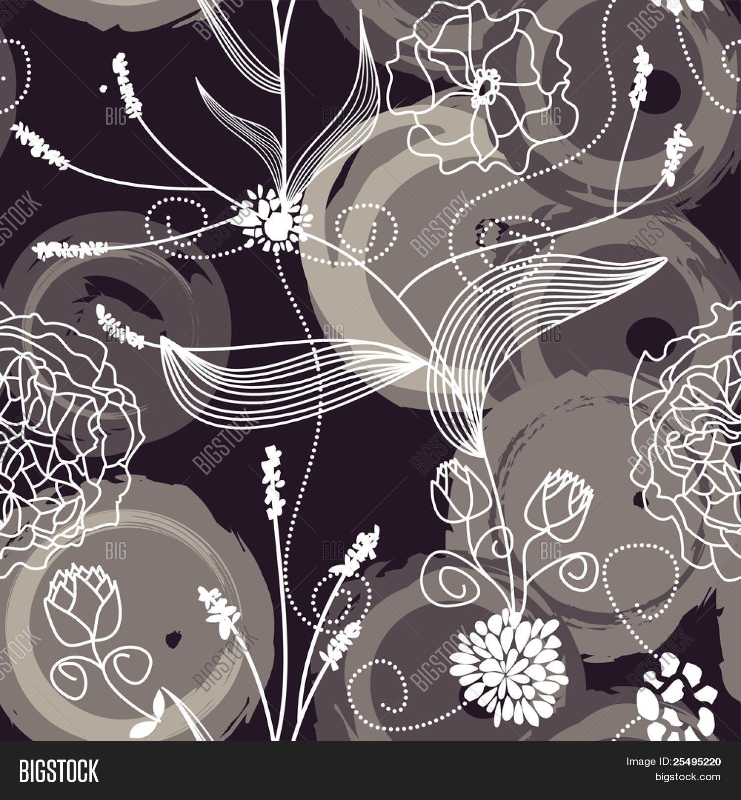 Floral Seamless Vector & Photo (Free Trial) | Bigstock