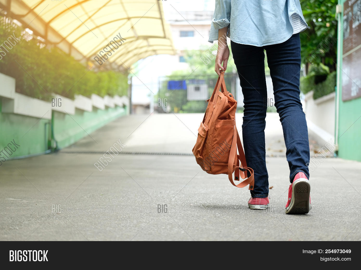 Back Student Girl Image & Photo (Free Trial) | Bigstock