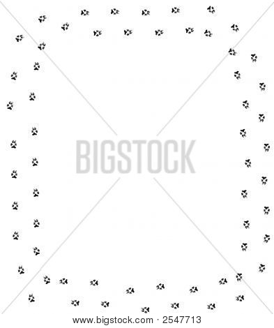 Paw Print Border Image & Photo (Free Trial) | Bigstock