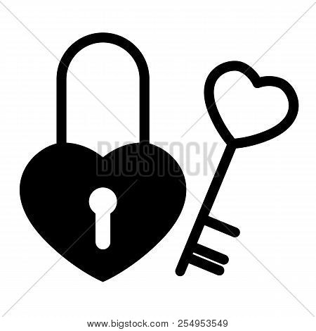 Heart Shape Lock Key Vector & Photo (Free Trial) | Bigstock