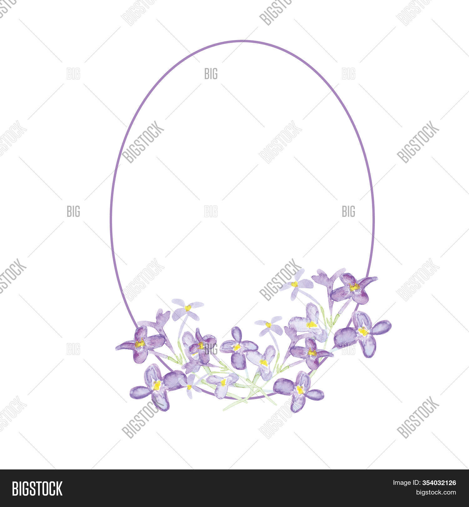 Lilac Watercolor Image & Photo (Free Trial) | Bigstock