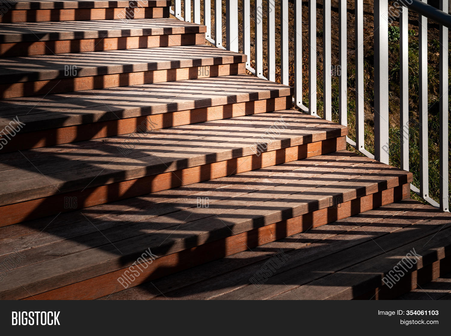 Staircase Shadow Image & Photo (Free Trial) | Bigstock