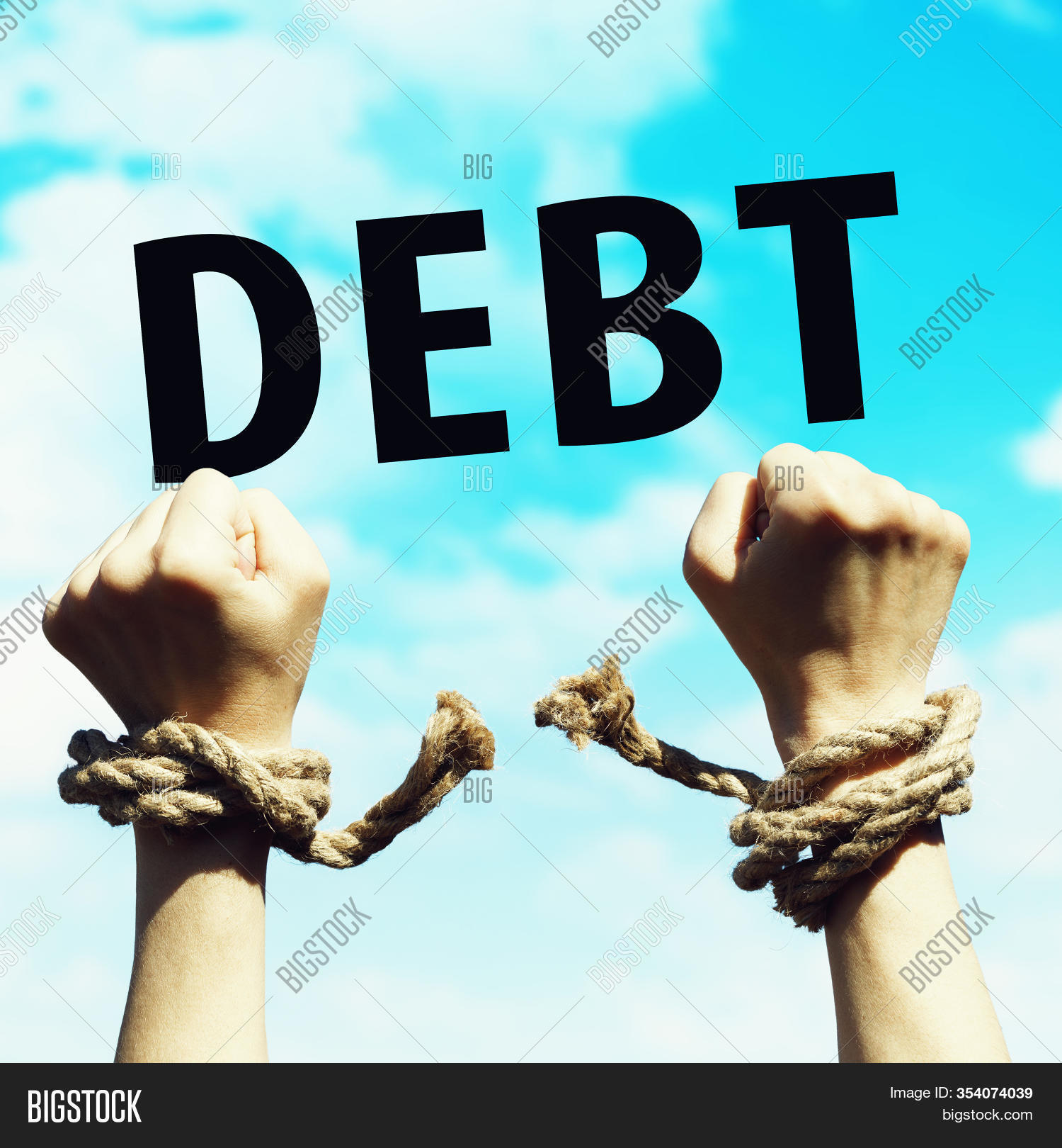 Hands Ripped Ropes Image & Photo (Free Trial) | Bigstock