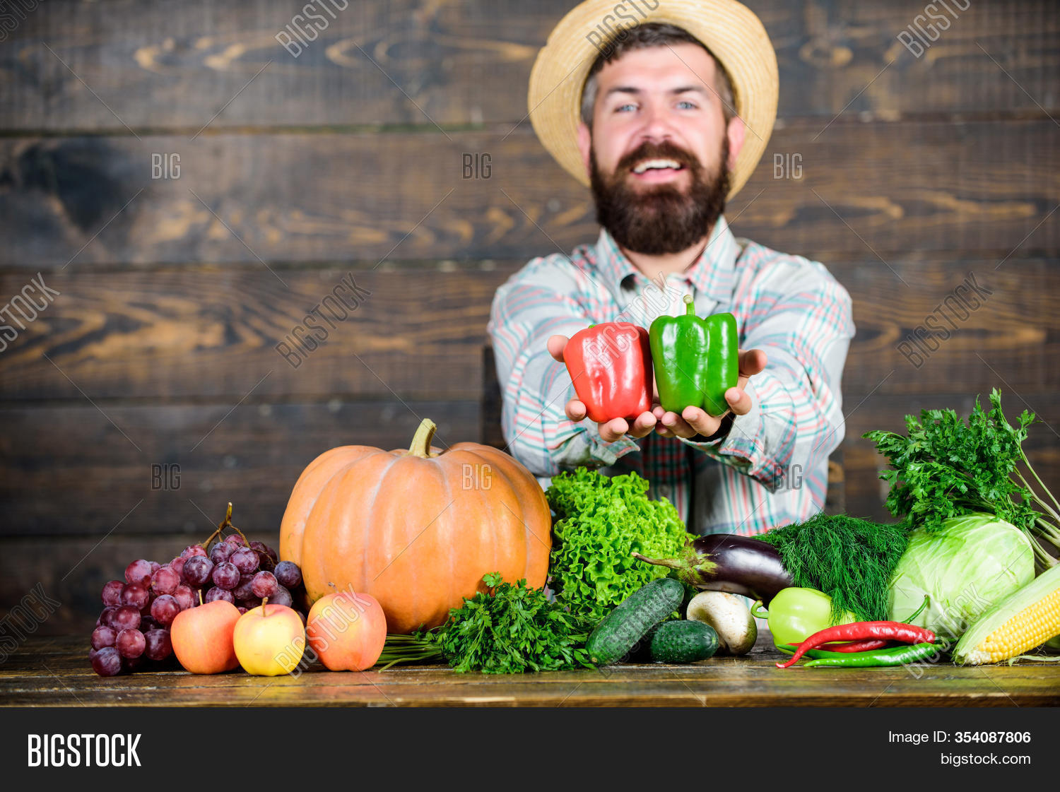 Typical Farmer Guy. Image & Photo (Free Trial) | Bigstock