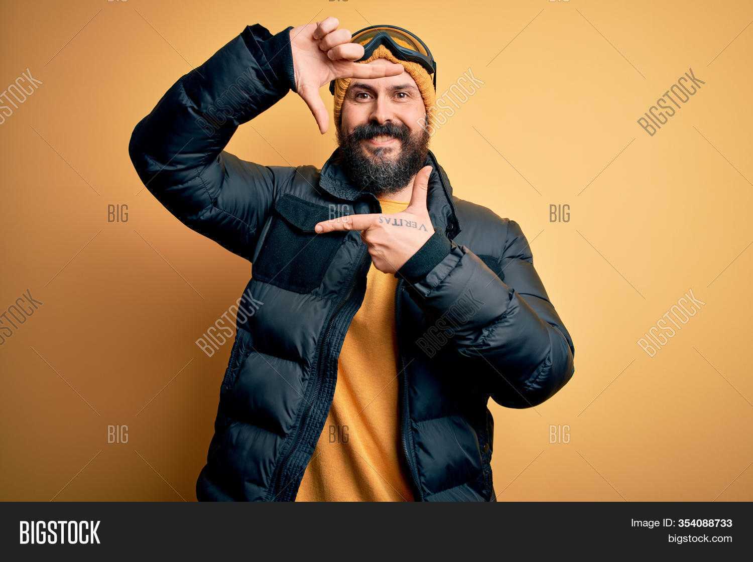 Handsome Skier Bald Image & Photo (Free Trial) | Bigstock