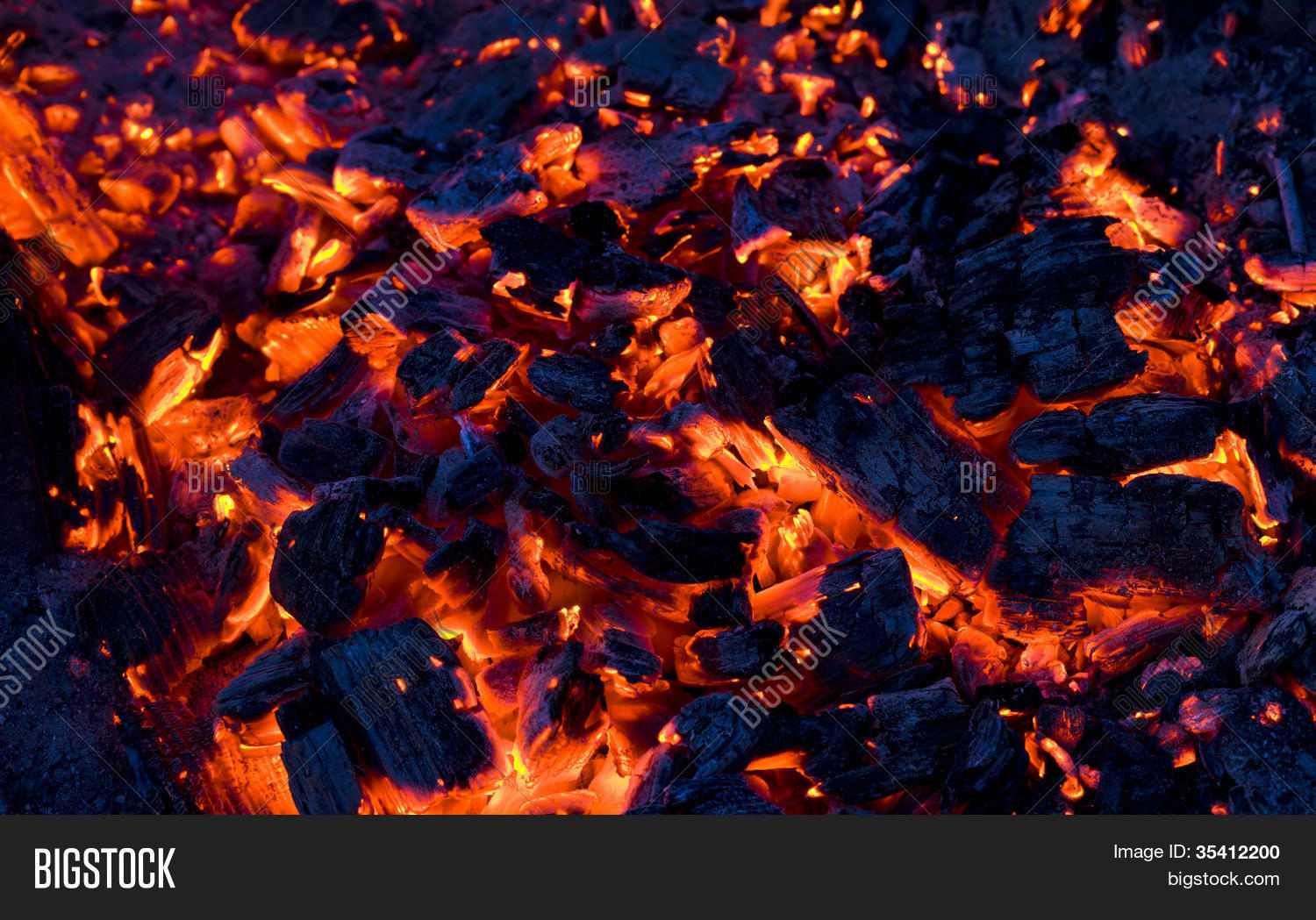 Glowing Coals Image & Photo (Free Trial) | Bigstock