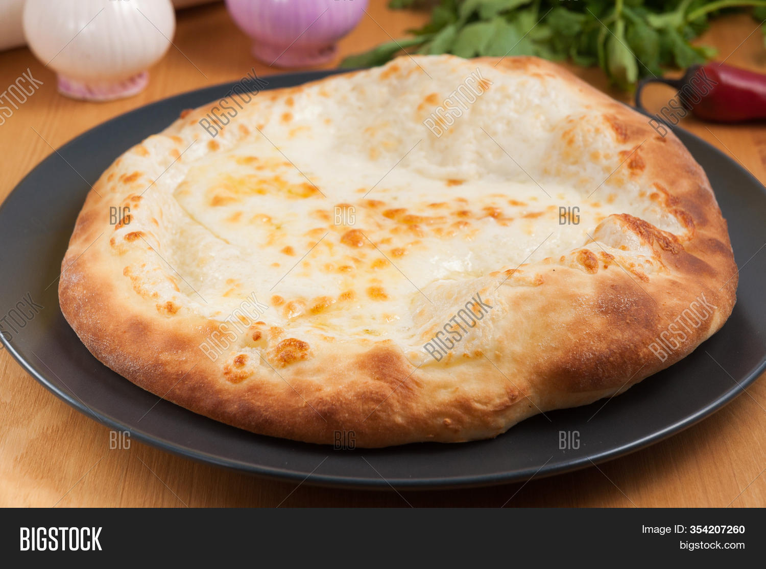Khachapuri Megrelian Image & Photo (Free Trial) | Bigstock