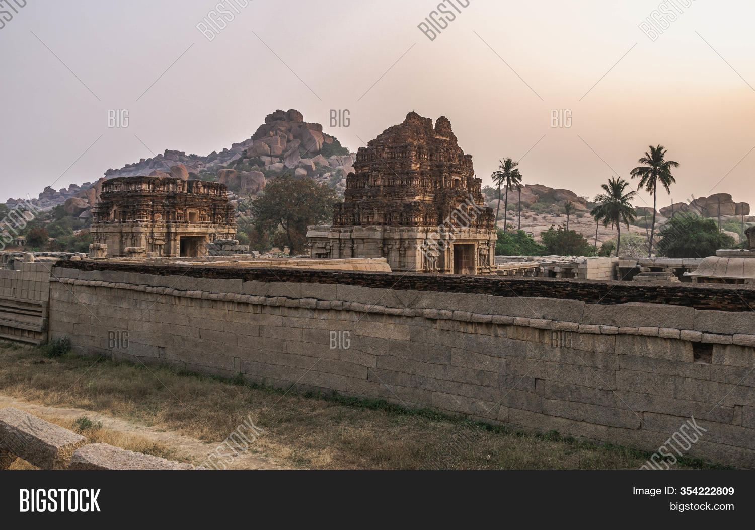 Vijayanagara Ruins Image & Photo (Free Trial) | Bigstock
