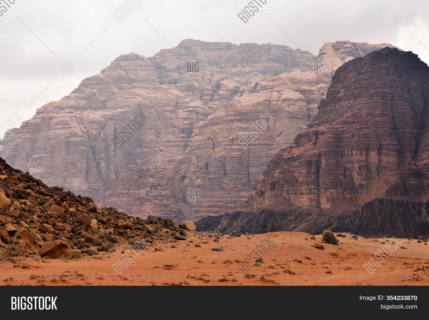 Wadi Rum Rock Desert. Image & Photo (Free Trial) | Bigstock