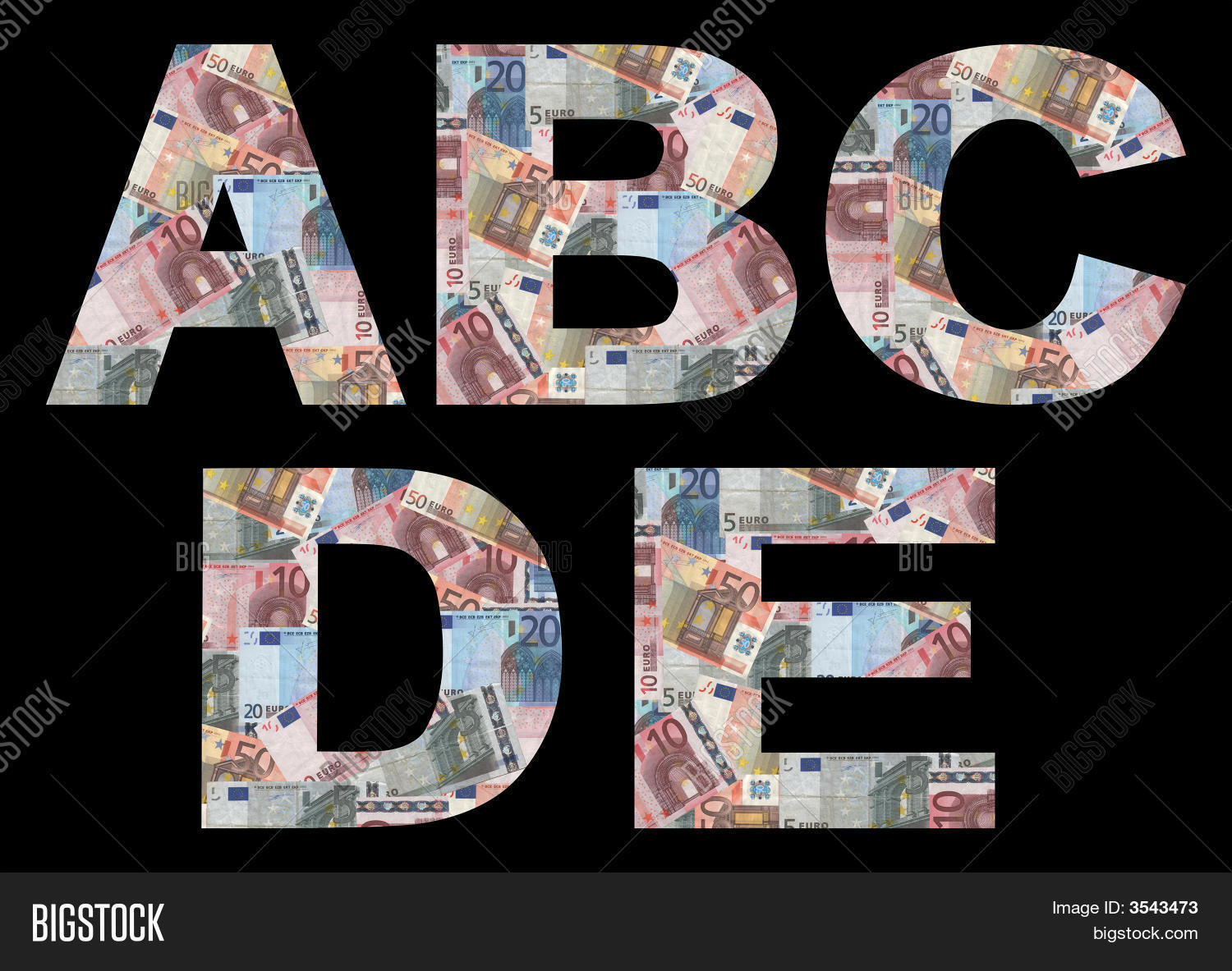 Euro Currency Font Image & Photo (Free Trial) | Bigstock