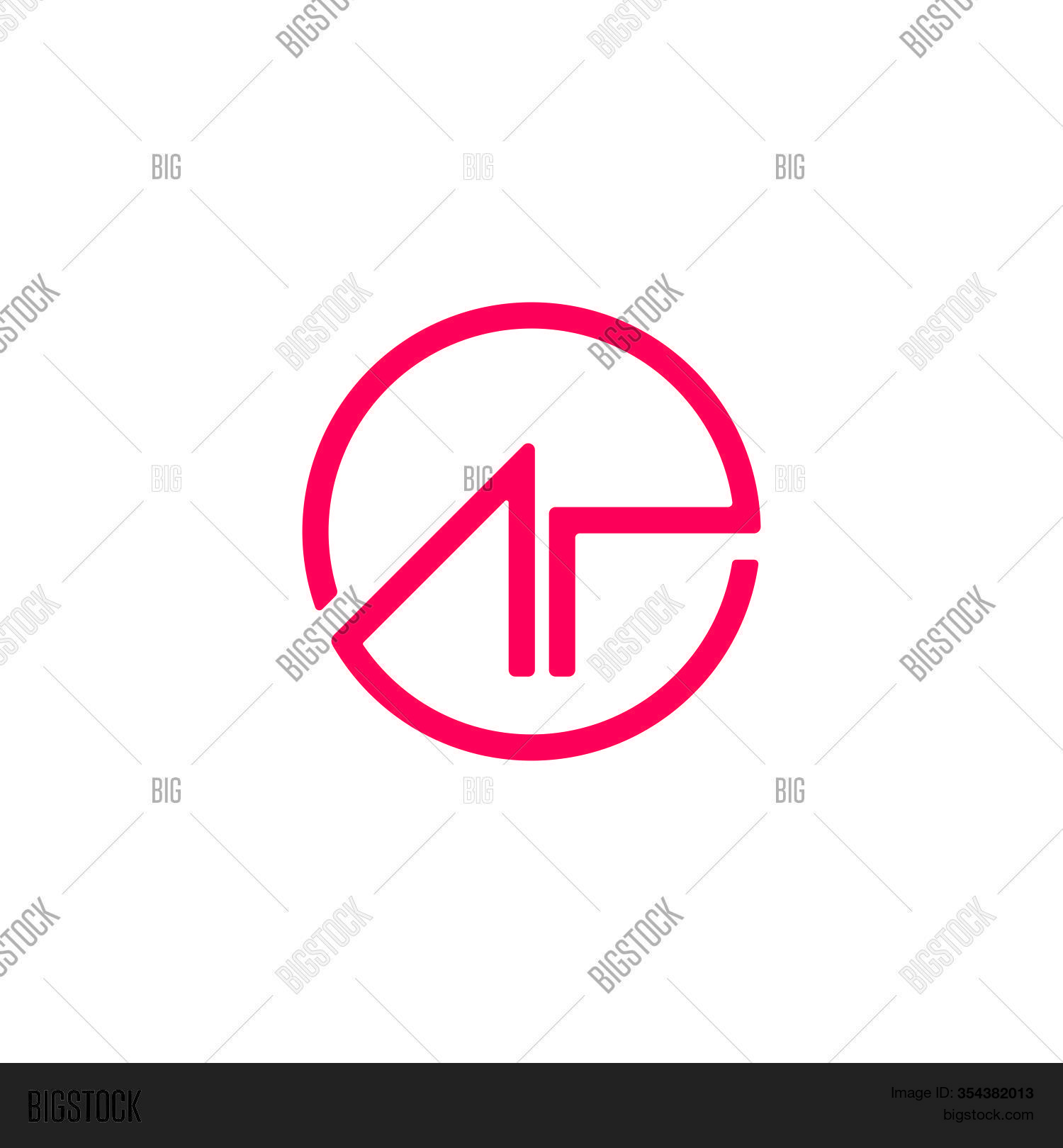 Abstract Letter Ar Vector & Photo (Free Trial) | Bigstock
