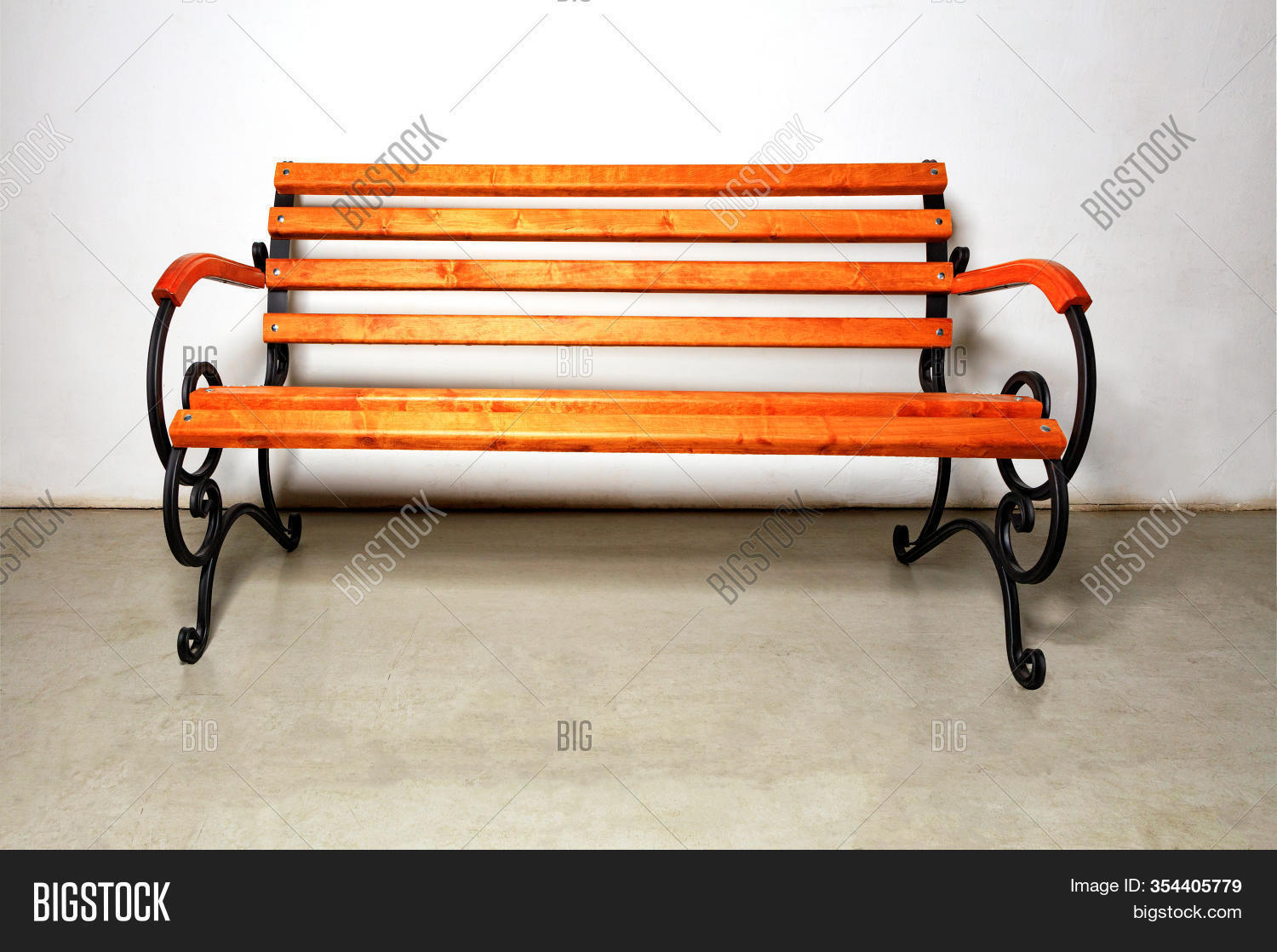 Beautiful Wooden Bench Image & Photo (Free Trial) | Bigstock