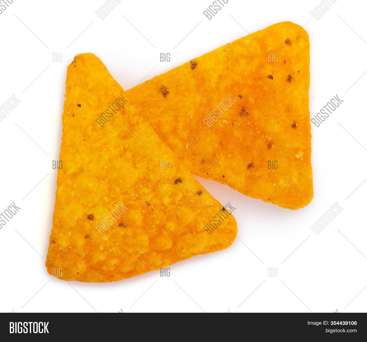 Nachos Chips Isolated Image & Photo (Free Trial) | Bigstock