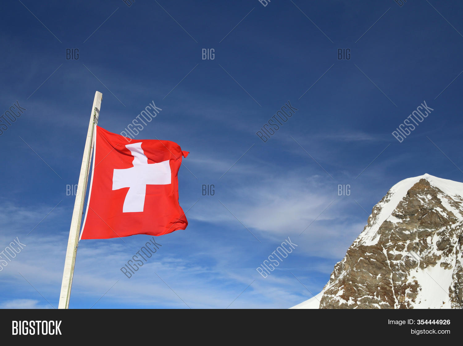 Swiss Flag Landscape Image & Photo (Free Trial) | Bigstock
