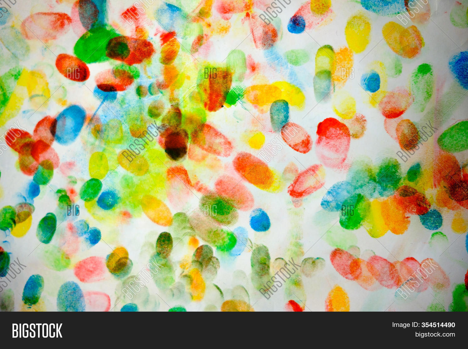 Colorful Fingerprints Image & Photo (Free Trial) | Bigstock