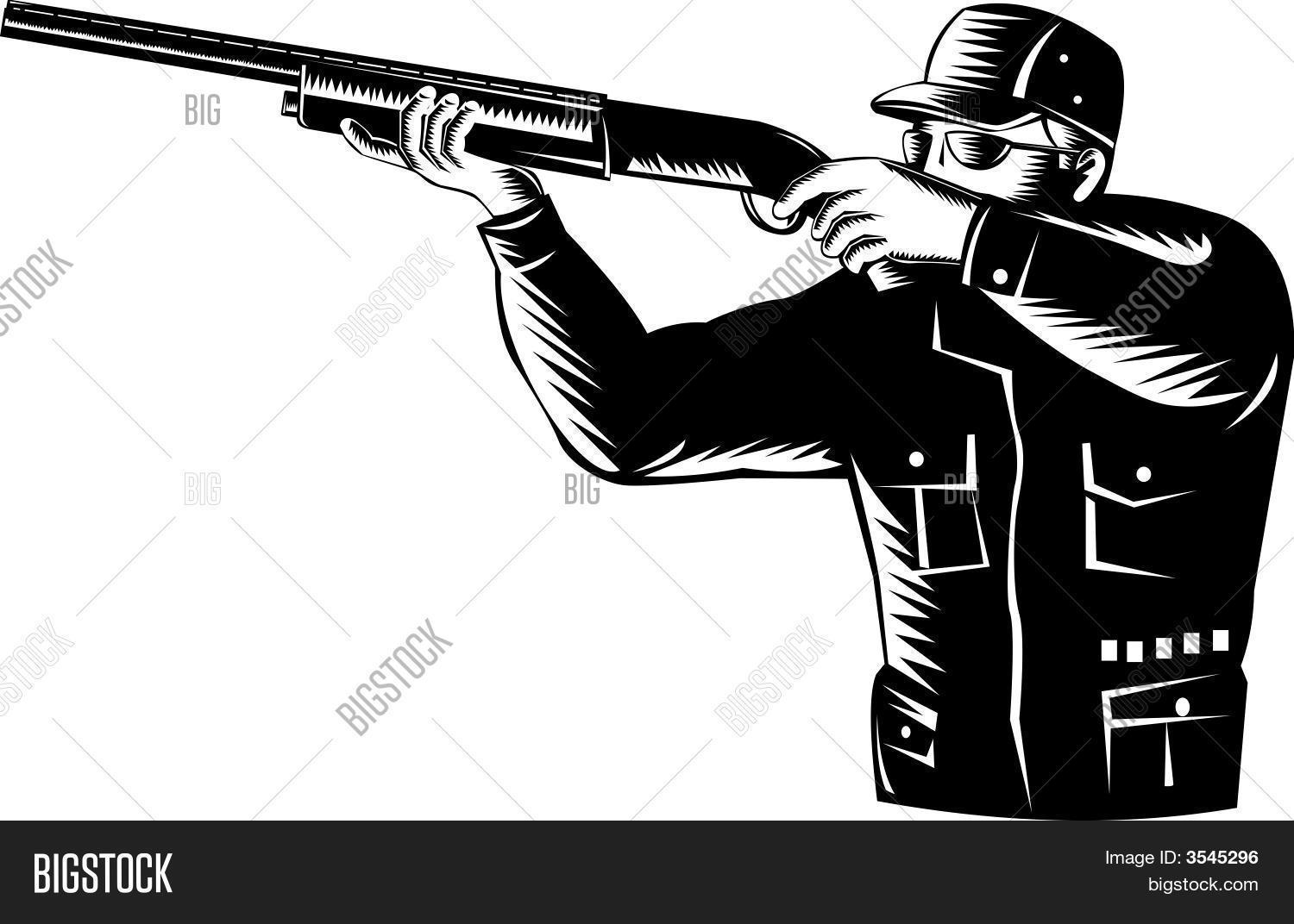 Hunter Gun Vector & Photo (Free Trial) | Bigstock