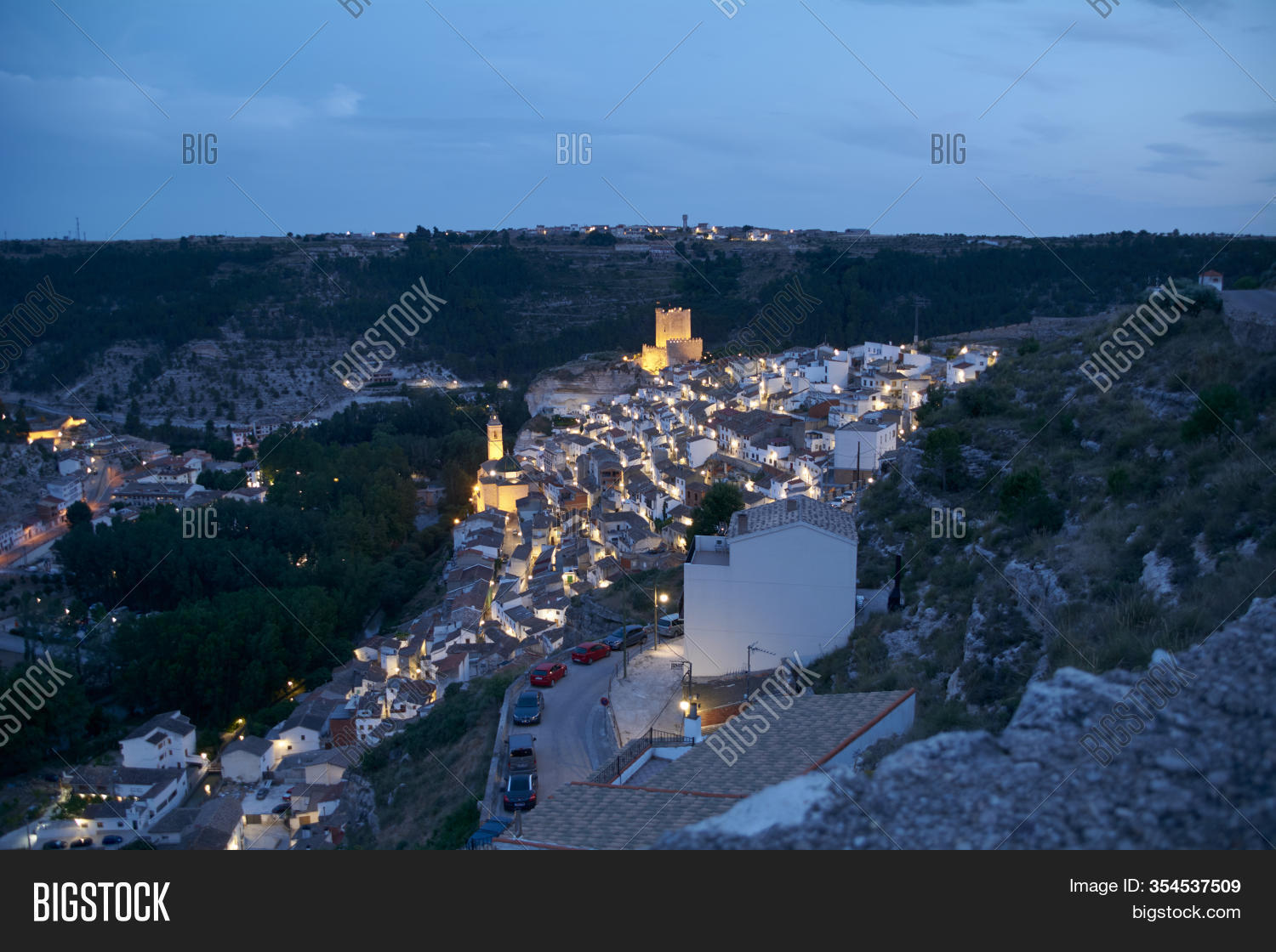 Night Town Lights On Image & Photo (Free Trial) | Bigstock