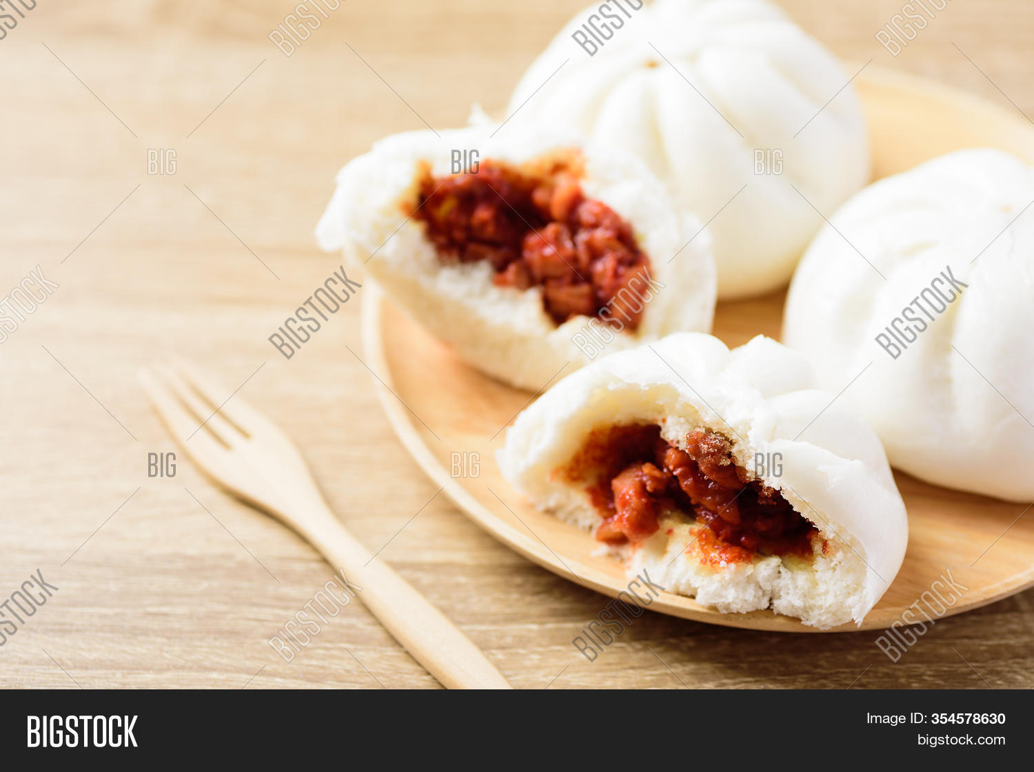 Steamed Buns Stuffed Image & Photo (Free Trial) | Bigstock