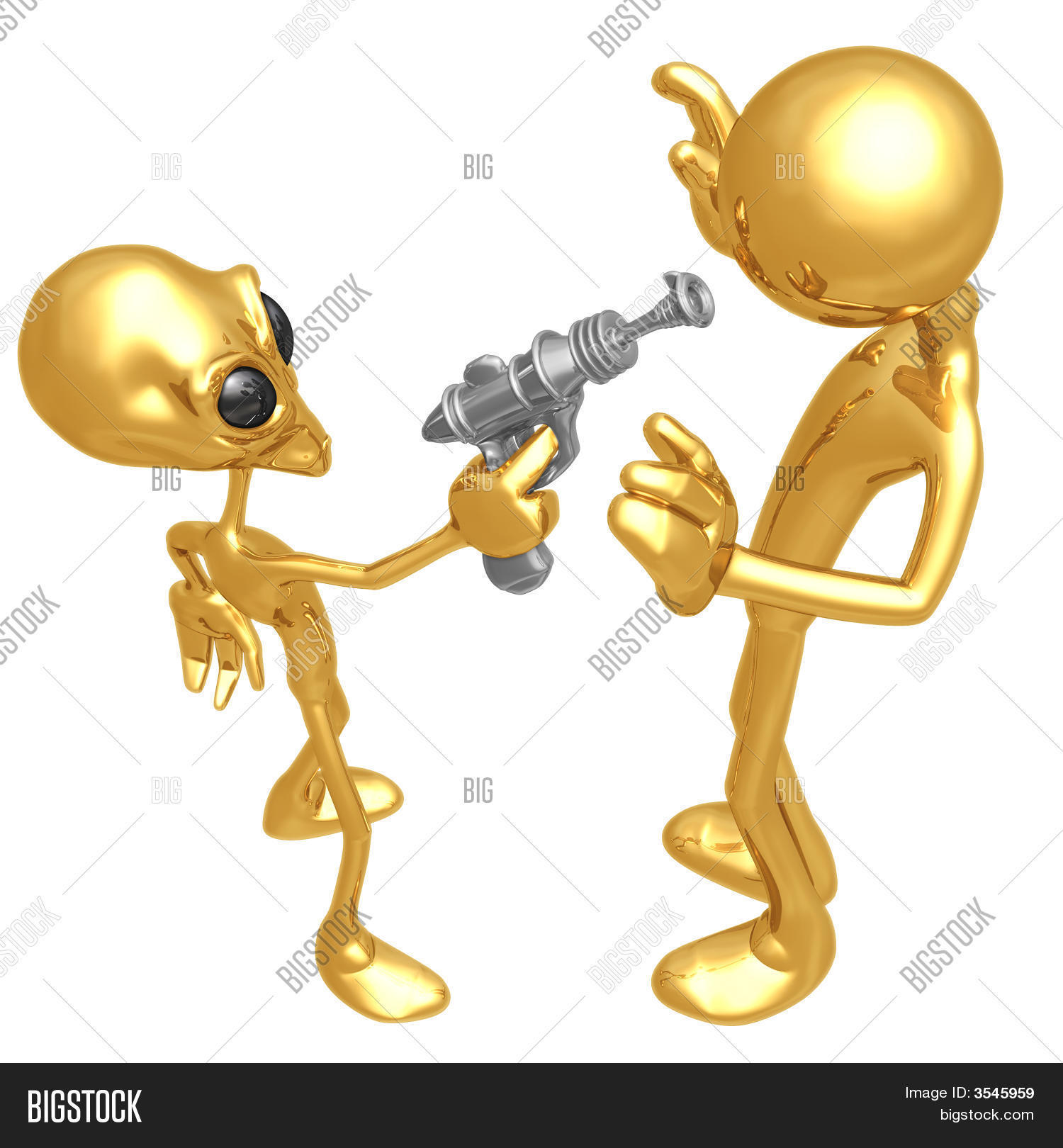 Alien Invader Retro Image & Photo (Free Trial) | Bigstock