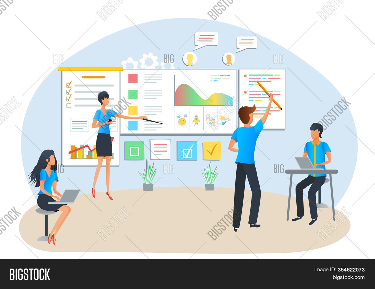 Concept Agile Project Image & Photo (Free Trial) | Bigstock