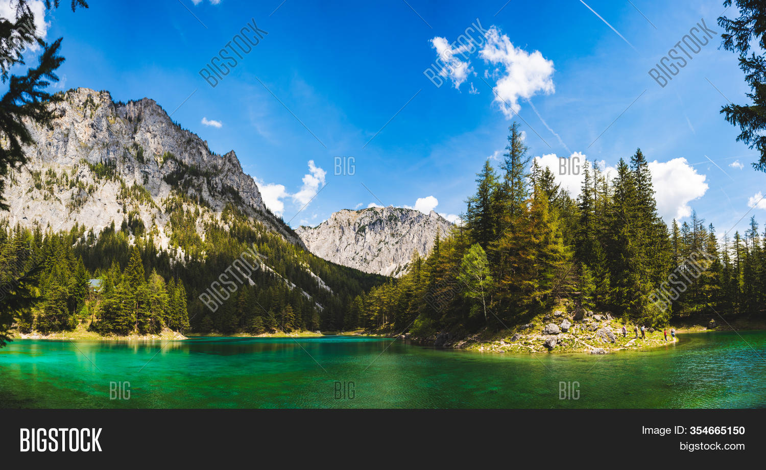 Panorama Lake Alps Image & Photo (Free Trial) | Bigstock