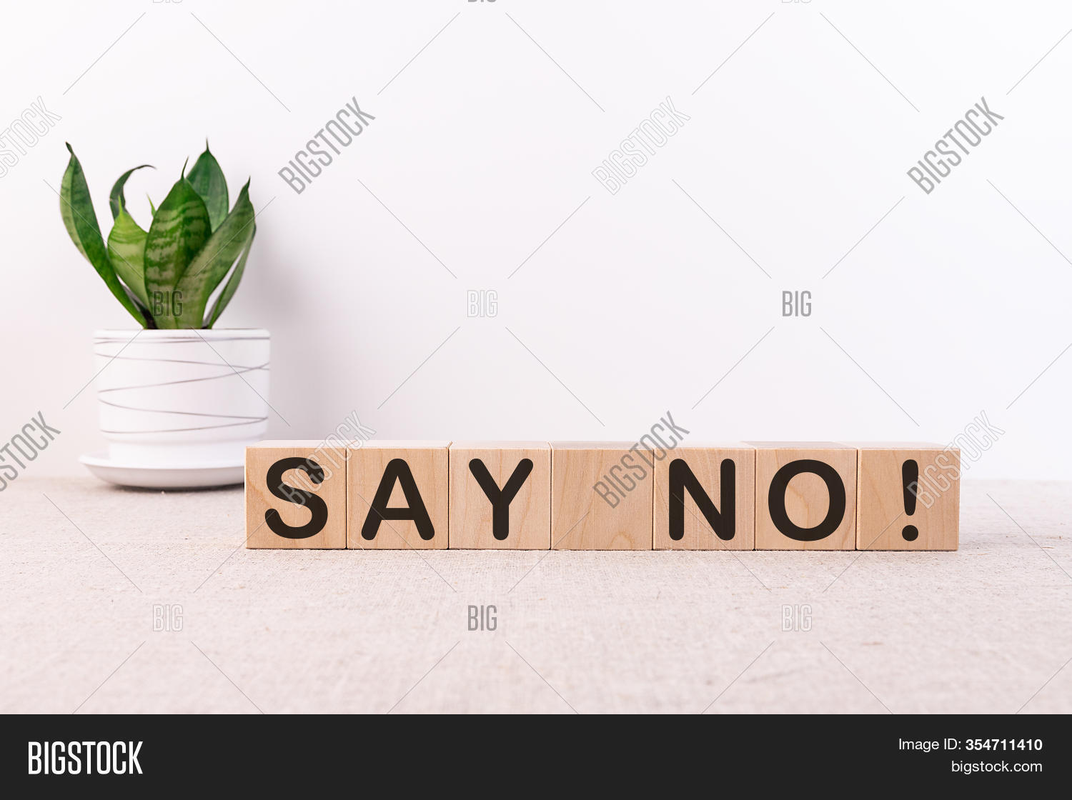 Say No Word Concept Image & Photo (Free Trial) | Bigstock
