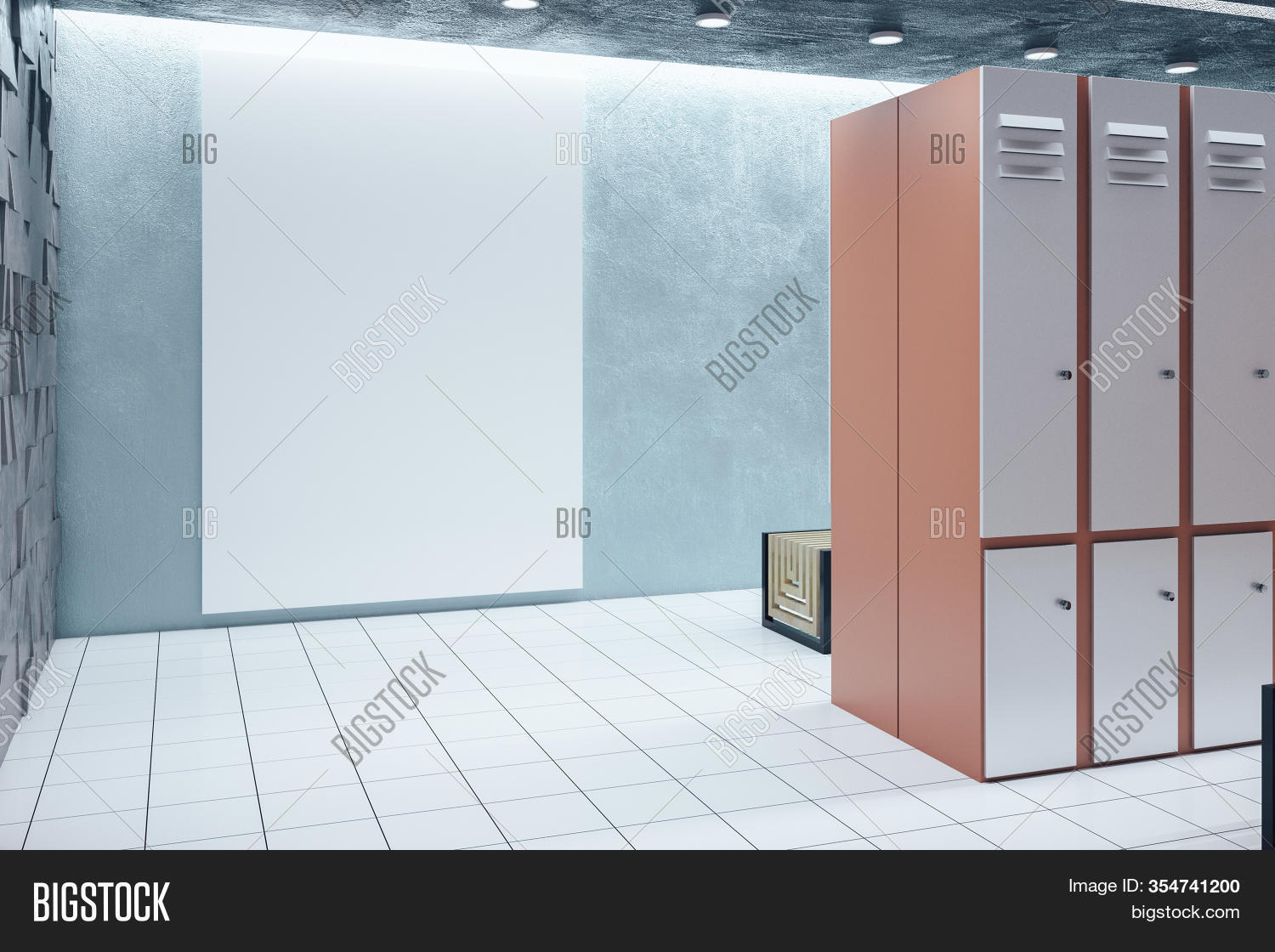 Locker Room Interior Image & Photo (Free Trial) | Bigstock