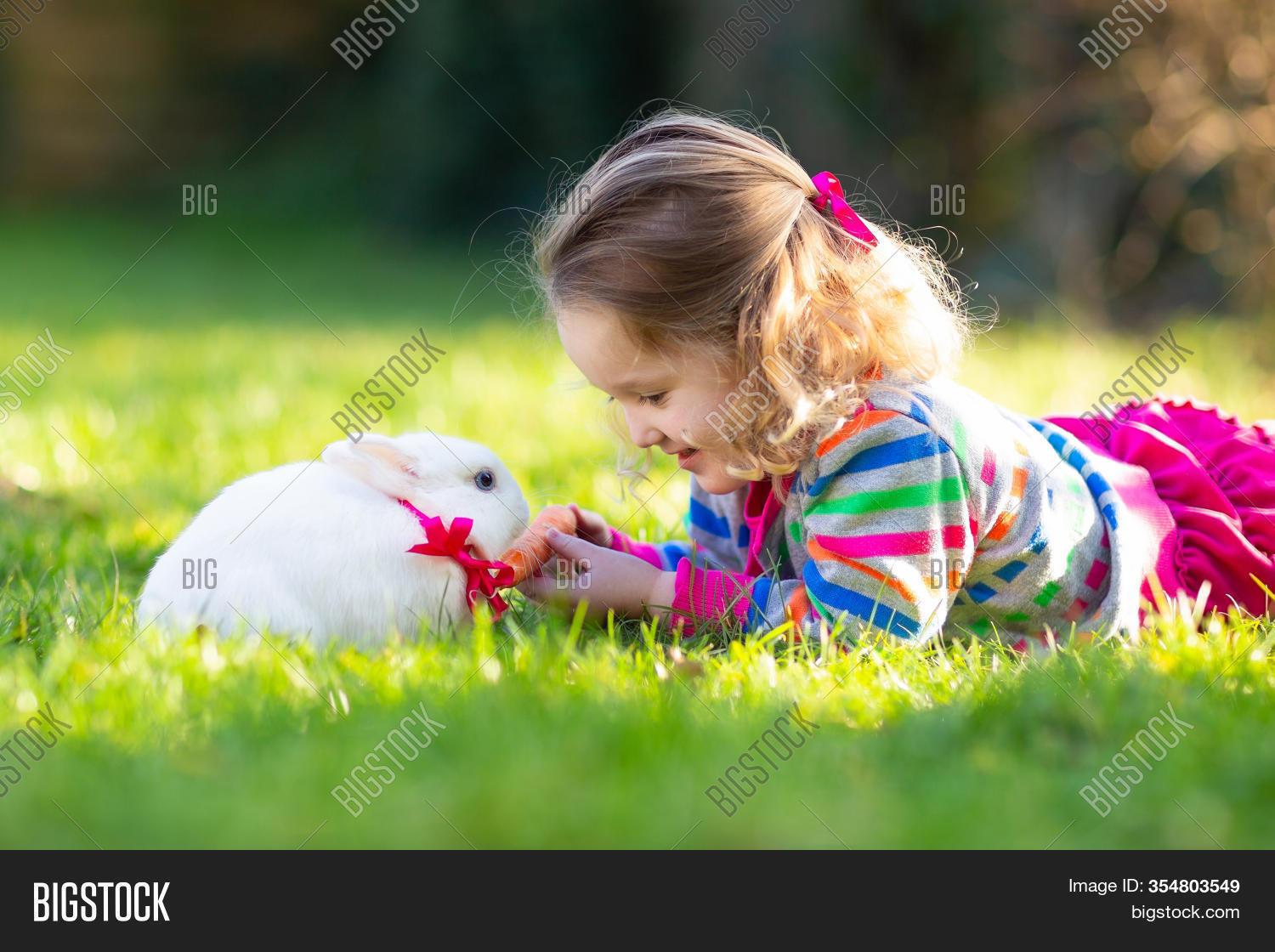 Child Rabbit. Easter Image & Photo (Free Trial) | Bigstock