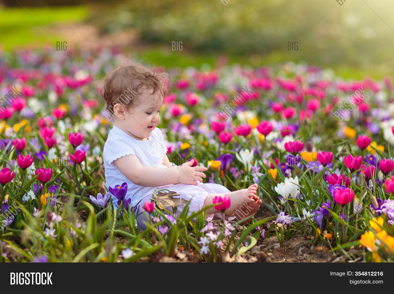 Child Spring Park Image & Photo (Free Trial) | Bigstock