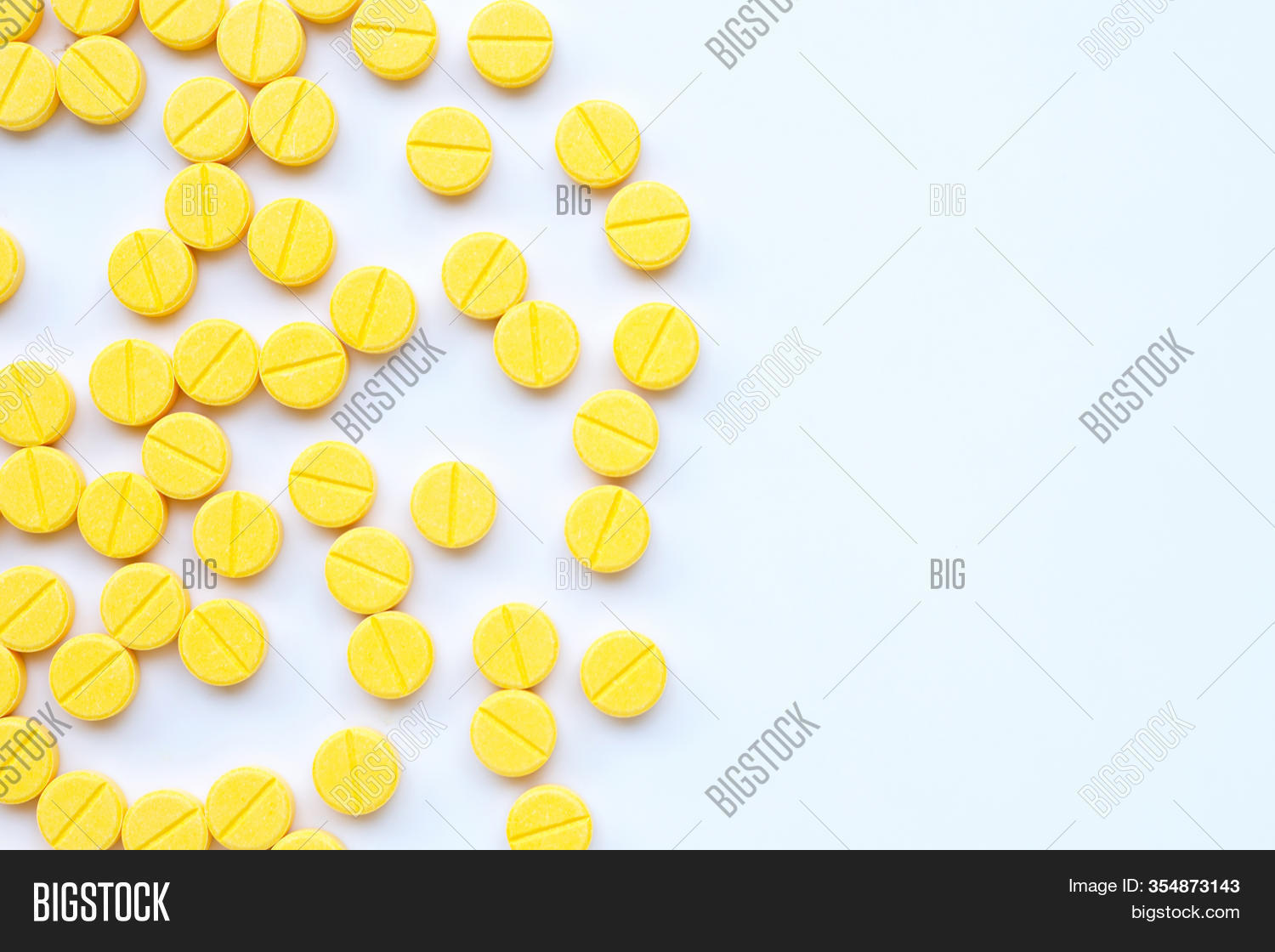 Yellow Tablets Image & Photo (Free Trial) | Bigstock