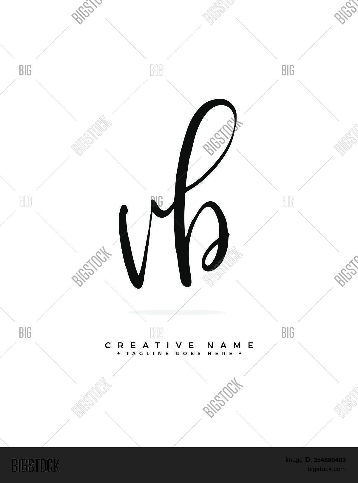 V B Vb Initial Logo Vector & Photo (Free Trial) | Bigstock