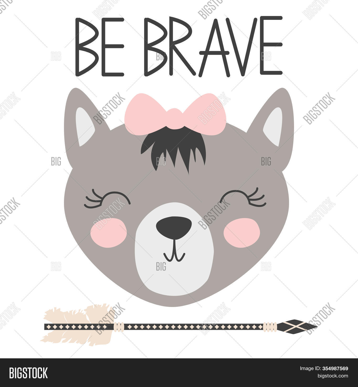 Cute Sweet Little Wolf Image & Photo (Free Trial) | Bigstock