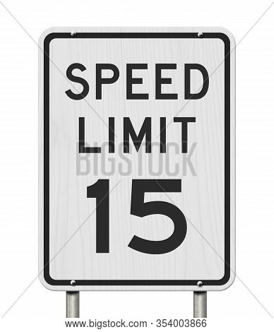 Us 15 Mph Speed Limit Image & Photo (Free Trial) | Bigstock