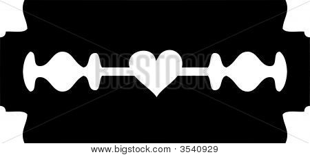 Razor Blade Heart Image & Photo (Free Trial) | Bigstock
