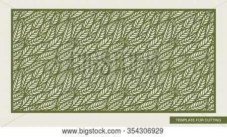 Decorative Panel Leaf Vector & Photo (Free Trial) | Bigstock