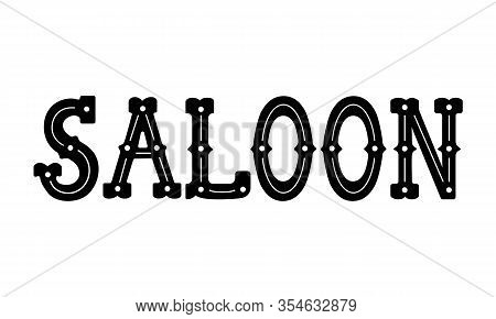 Saloon. Vintage Vector & Photo (Free Trial) | Bigstock